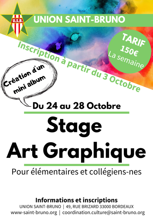 Stage Arts-graphiques - Union Saint-Bruno
