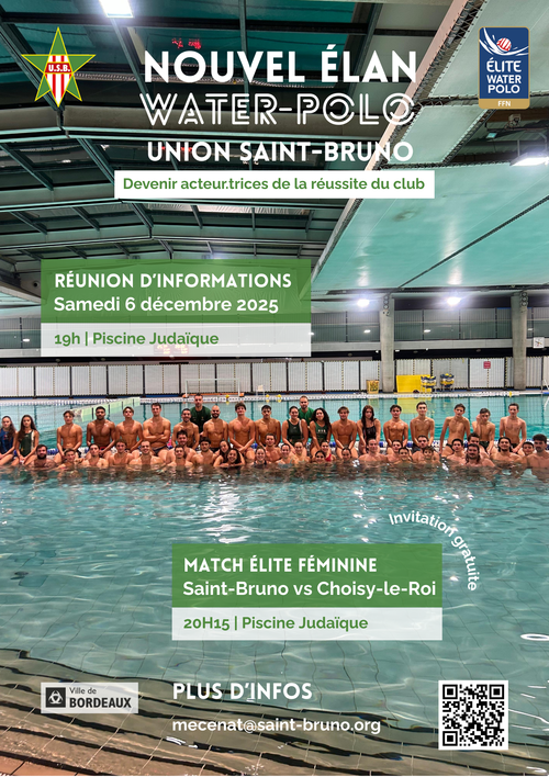 Nouvel élan pour le Water-Polo - Union Saint-Bruno