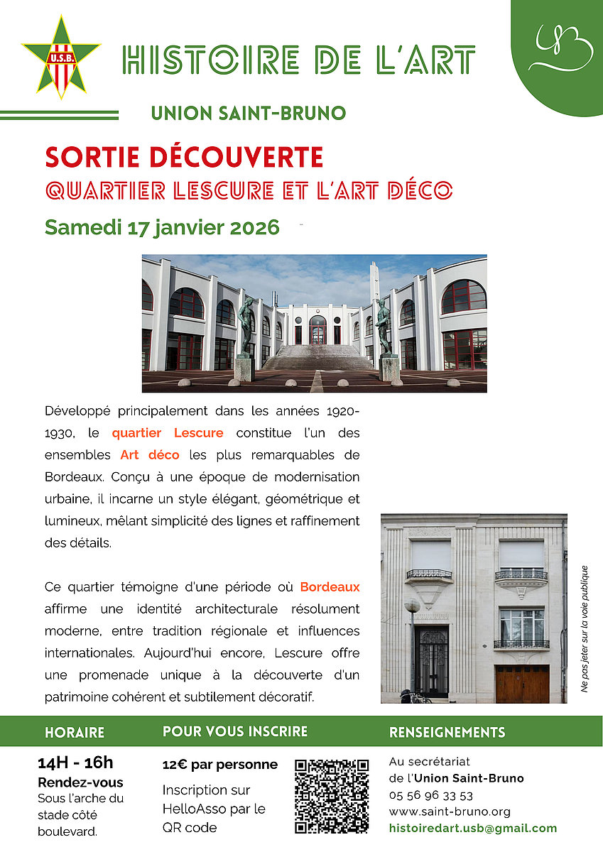 Toutes les actualités de l'histoire de l'art - Union Saint-Bruno
