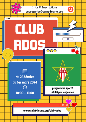 Club Ados - Union Saint-Bruno